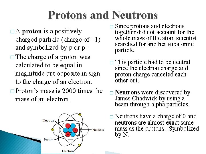 The Structure of Atoms ELRN 385 By Hunter