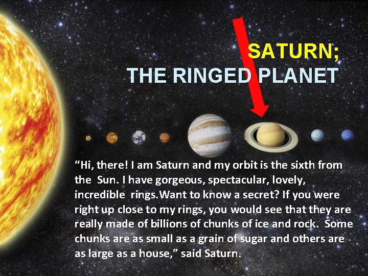 Solar System A story by Sibel Kogrbz SUN