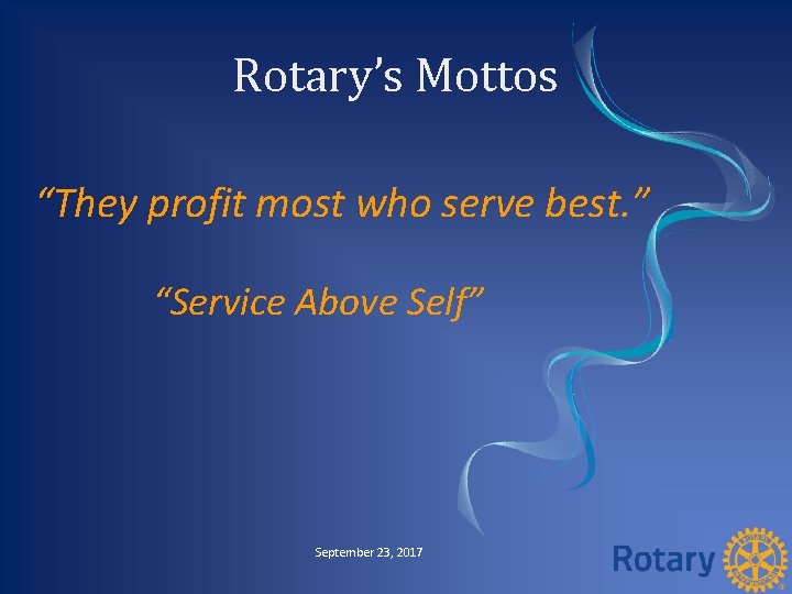 People of Action Rotary is where neighbors friends