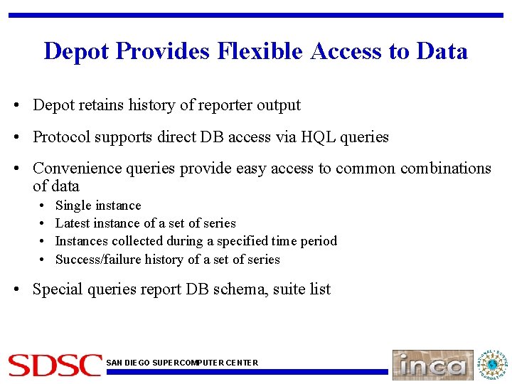 Inside the Inca Depot Jim Hayes jhayessdsc edu