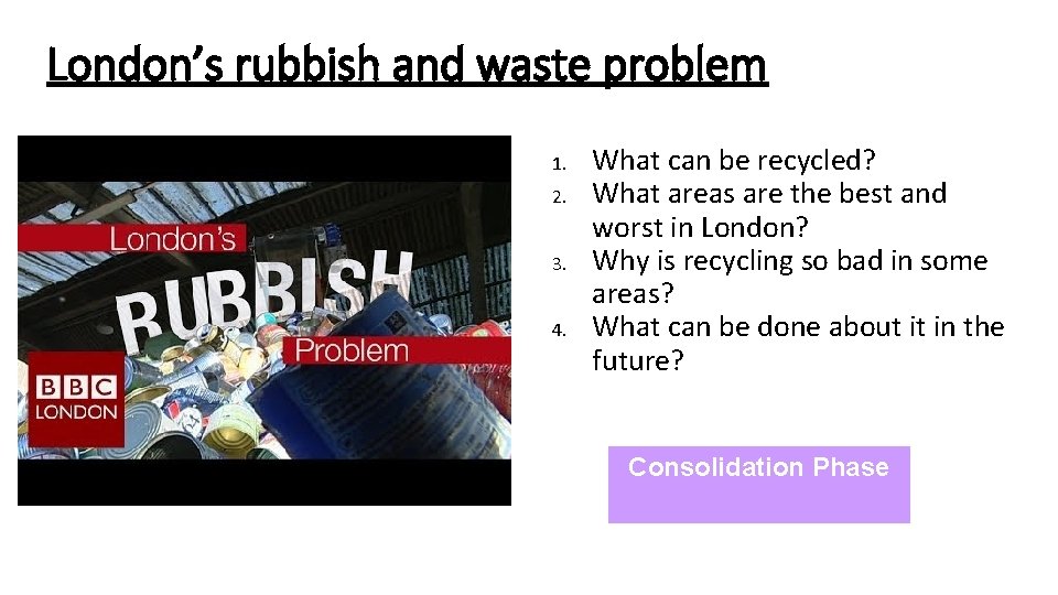 LI What is Londons pollution and waste problem