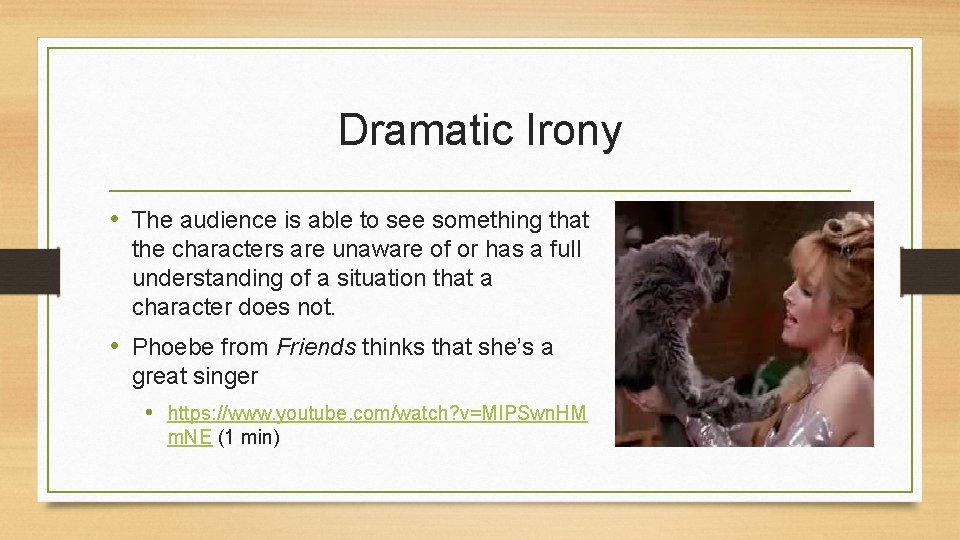 Irony What is irony The contrast between expectations