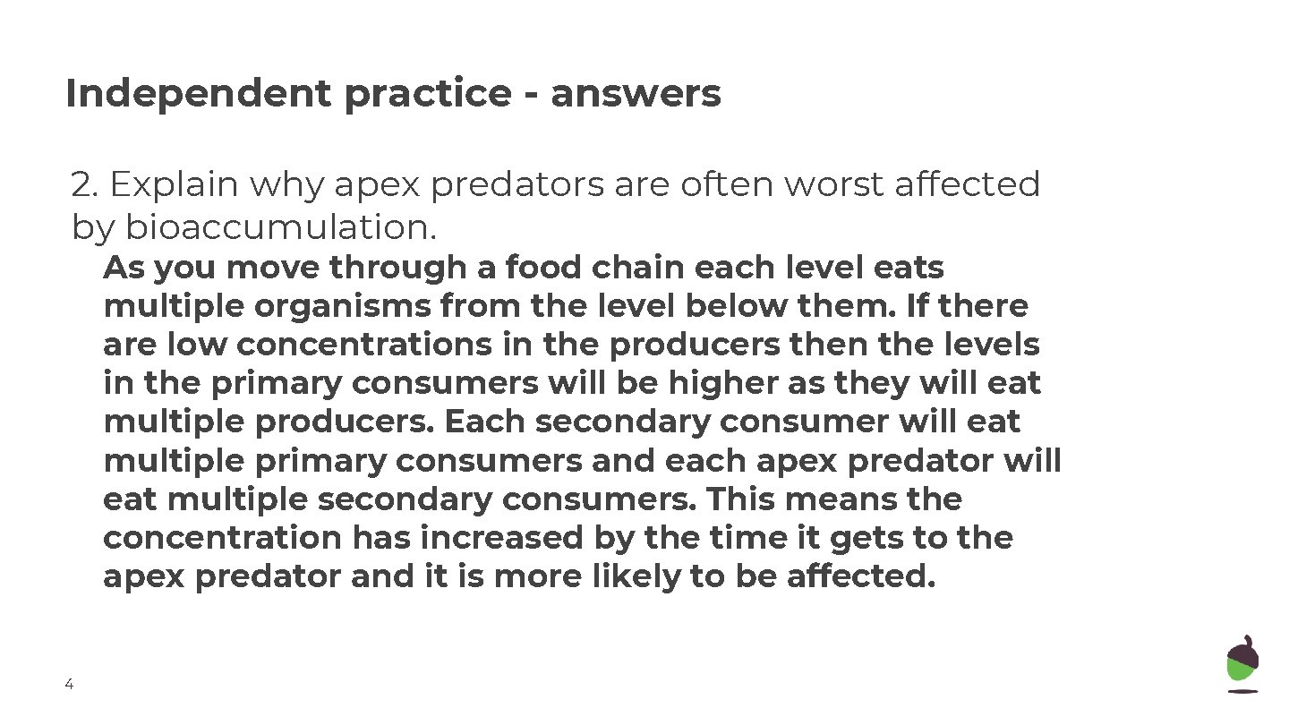 Combined Science Biology Key stage 4 Ecology Case