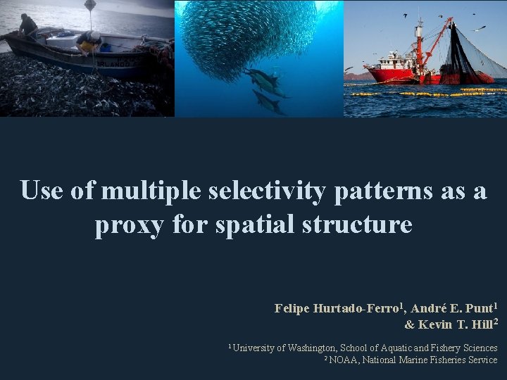 Use of multiple selectivity patterns as a proxy