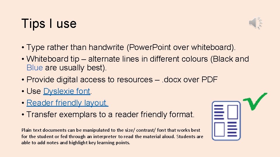 Flexible and accessible text in the classroom Making