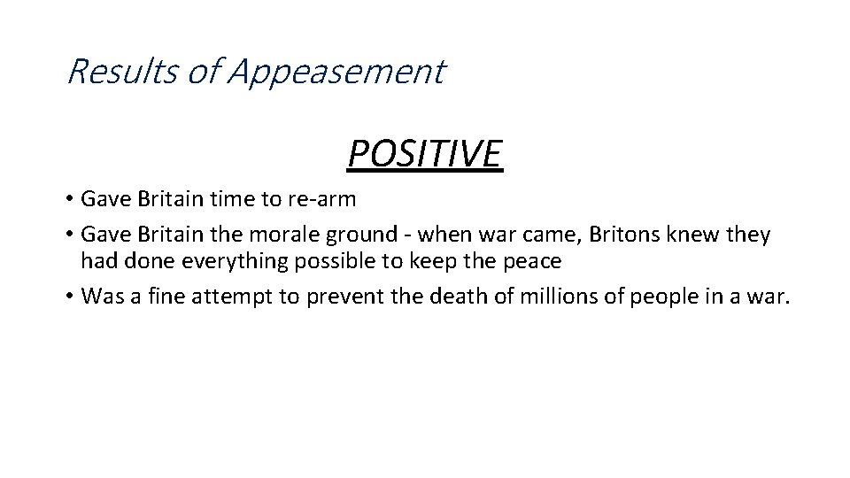 Appeasement Created by Hazza and Ignatius What is