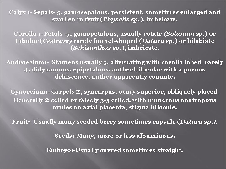 Core Course X Plant Systematics Practical Course Code