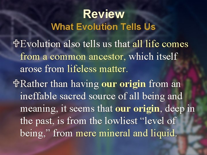 God After Darwin 4 Evolution and a Metaphysics
