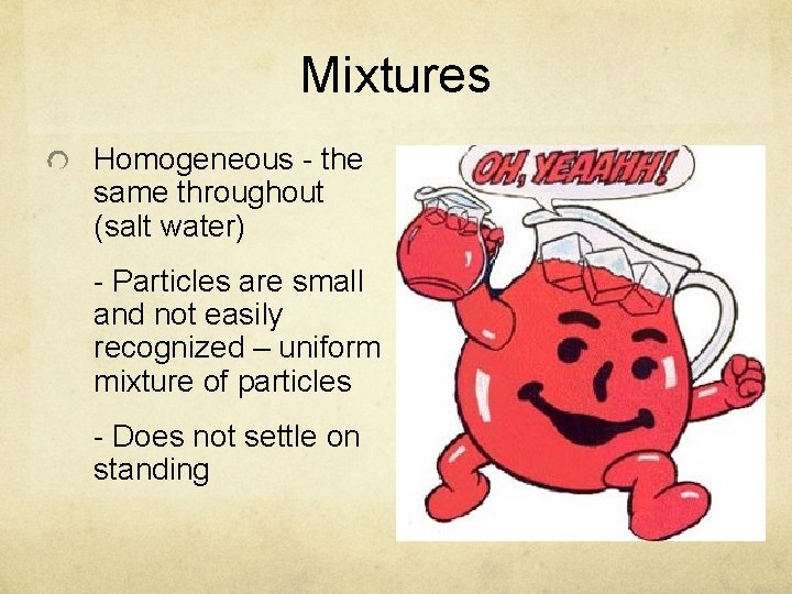 Classification of Matter Activity and Notes Objective Today