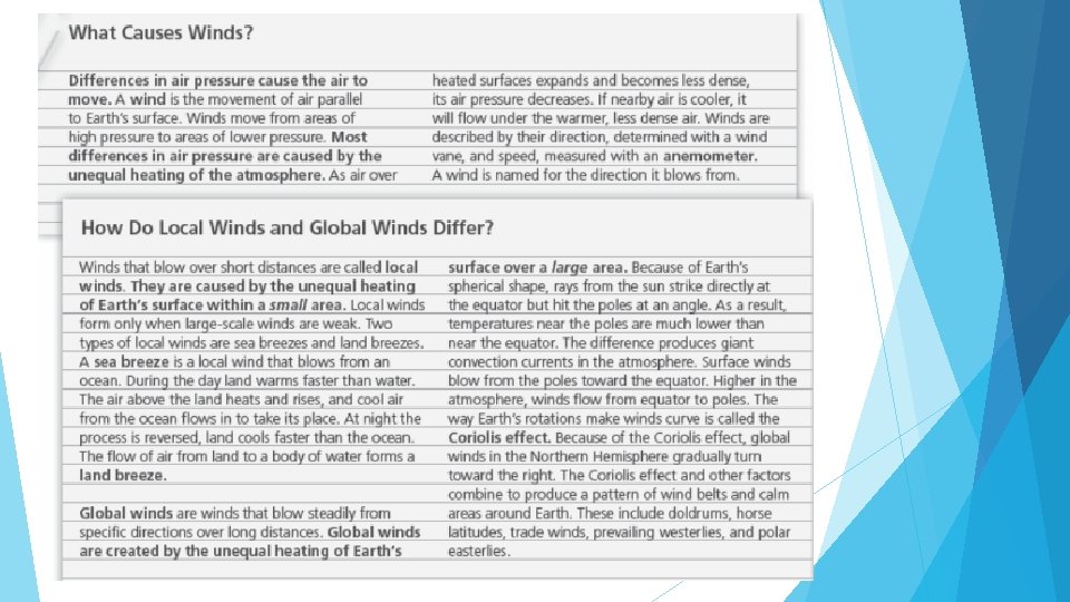 Winds Water and the Atmosphere Chapter 3 Lesson