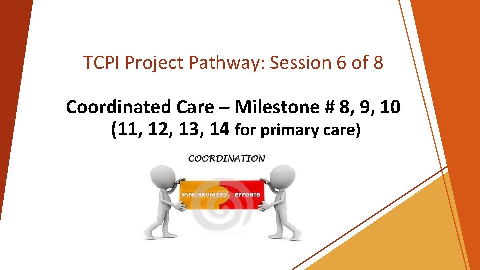 TCPI Project Pathway Session 6 of 8 Coordinated