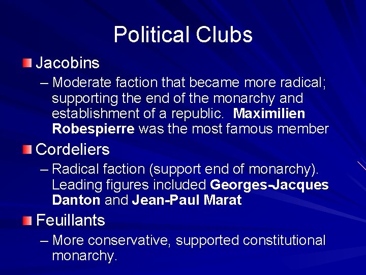 1789 The French Revolution Causes of the Revolution