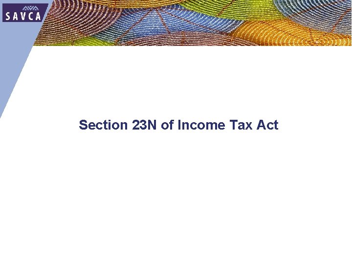 Legal Regulatory Briefing to SAVCA members 22 July