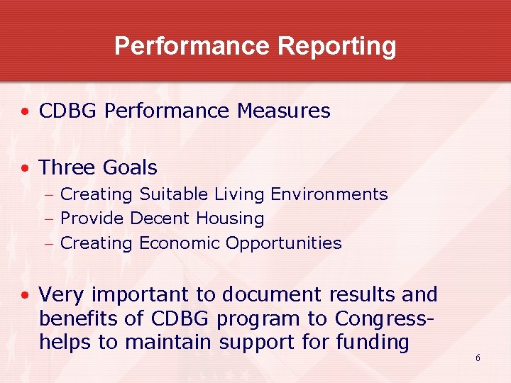 CDBG Reporting and Monitoring Requirements For Local Officials