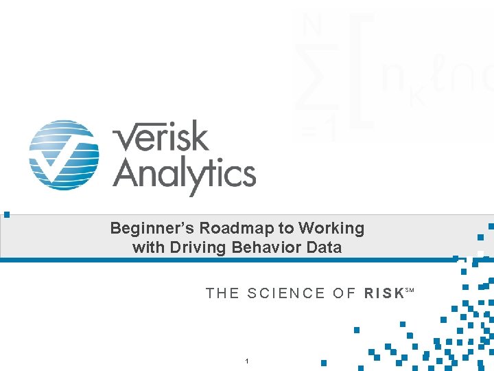 Beginners Roadmap to Working with Driving Behavior Data