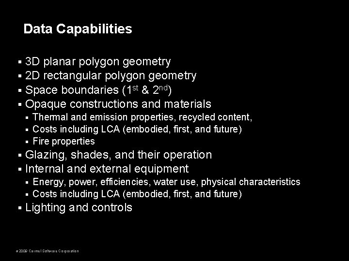 Green Building XML The Open XML Schema for
