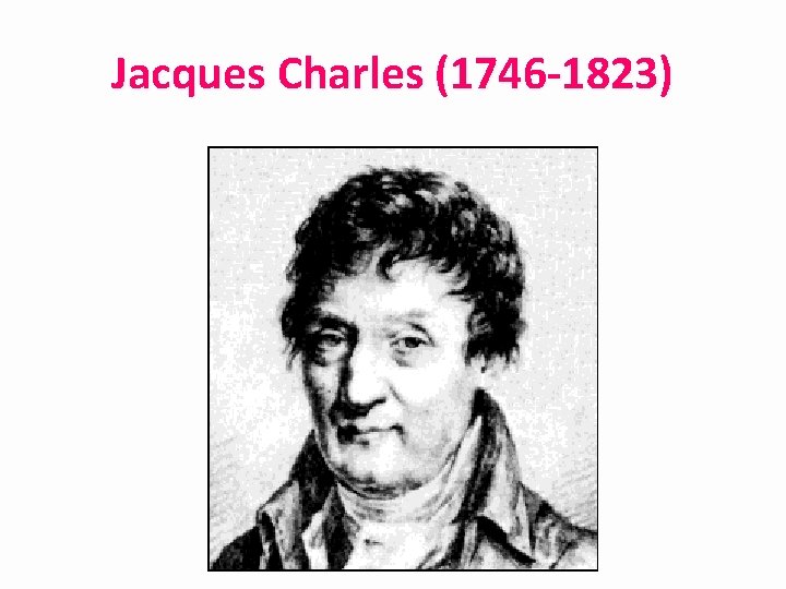 Jacques Charles 1746 1823 OBJETIVOS Aplicar la ley