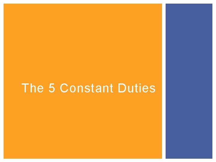 The Five Constant Daily Duties of a Hindu