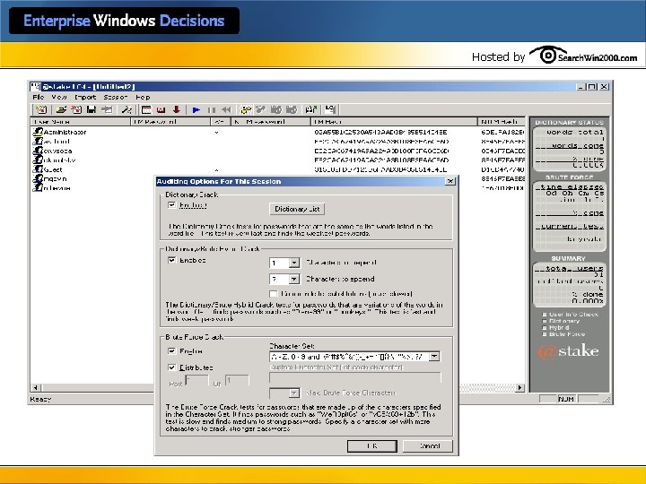 Hosted by 10 Best Practices for Windows Security