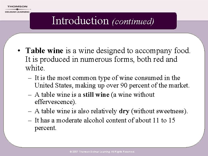 Chapter 3 The Winery From Grapes to Bottle