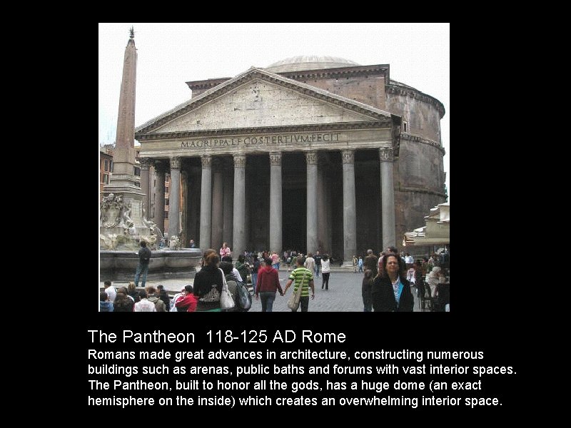 Roman Architecture and Art 500 BC 310 AD