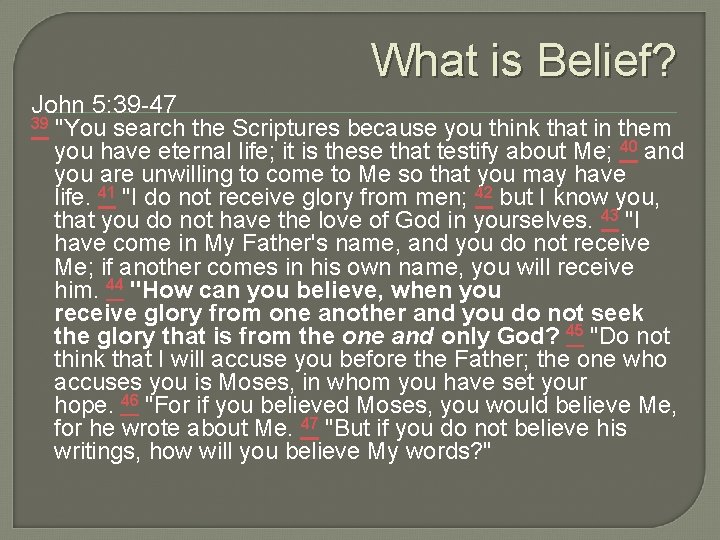 Belief Joshua 4 1 6 19 24 1