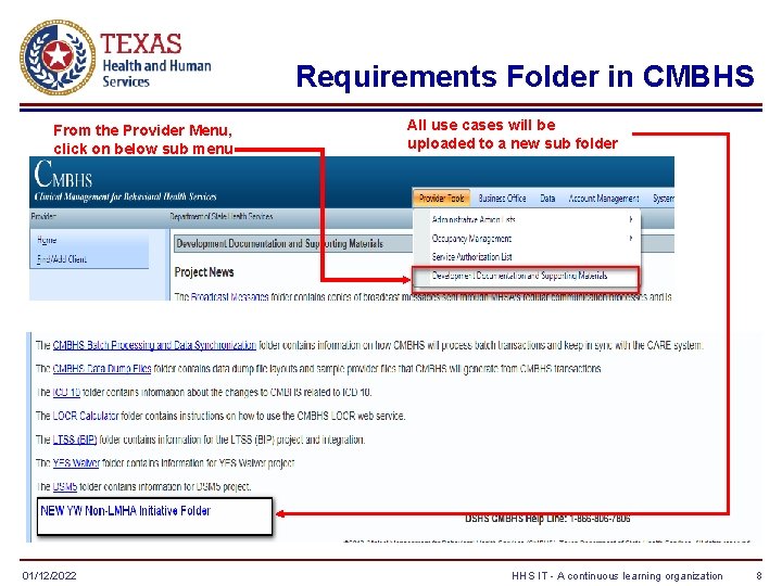 CMBHS Roadmap Project YES Waiver NonLMHA Initiative June