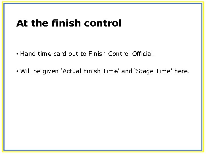 Novice Briefing insert rally name year here At
