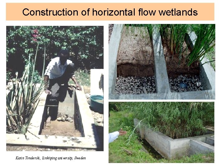 Lowtech solutions Aerobic ponds Facultative ponds Anaerobic ponds