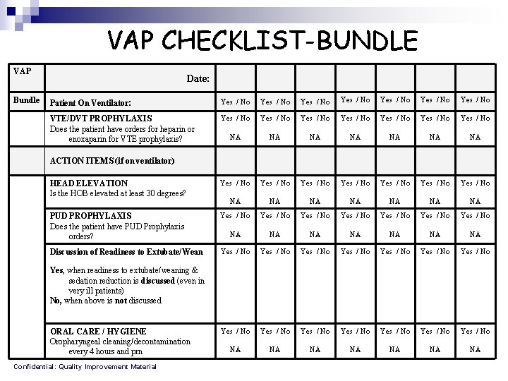 Reducing Ventilator Associated Pneumonia in Adults Intensive Care