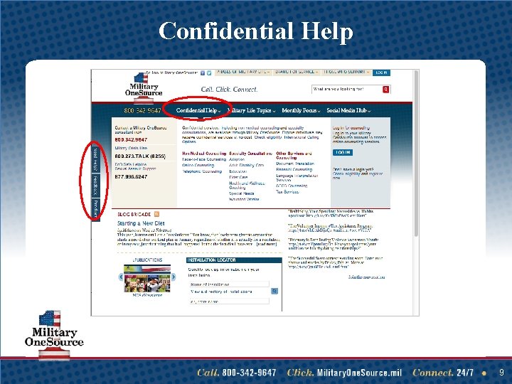 Military One Source Extended General Eligibility Active duty