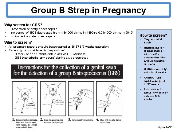 Group B Strep in Pregnancy Why screen for