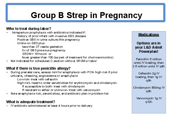 Group B Strep in Pregnancy Why screen for