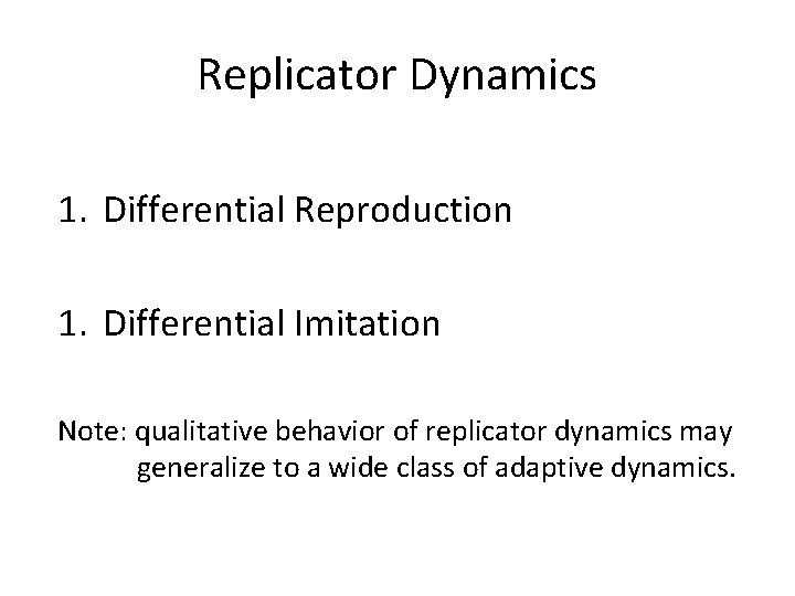 Tomorrow Move to S120 SIGNALING GAMES Dynamics and