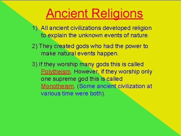 Benchmark Chart Research For the Cradle of Civilization