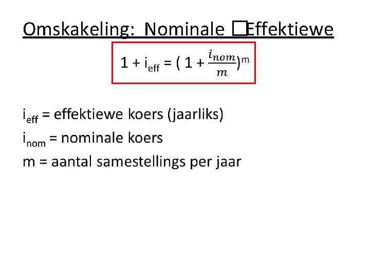 Finansile Wiskunde 2 Saamgestelde rente Voorbeeld 1 Piet