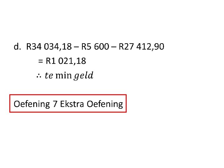 Finansile Wiskunde 2 Saamgestelde rente Voorbeeld 1 Piet
