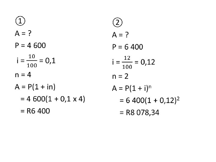 Finansile Wiskunde 2 Saamgestelde rente Voorbeeld 1 Piet