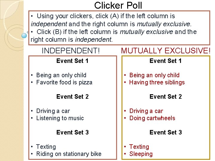 Probabilities Not just for Mathematicians Anymore Group VIII