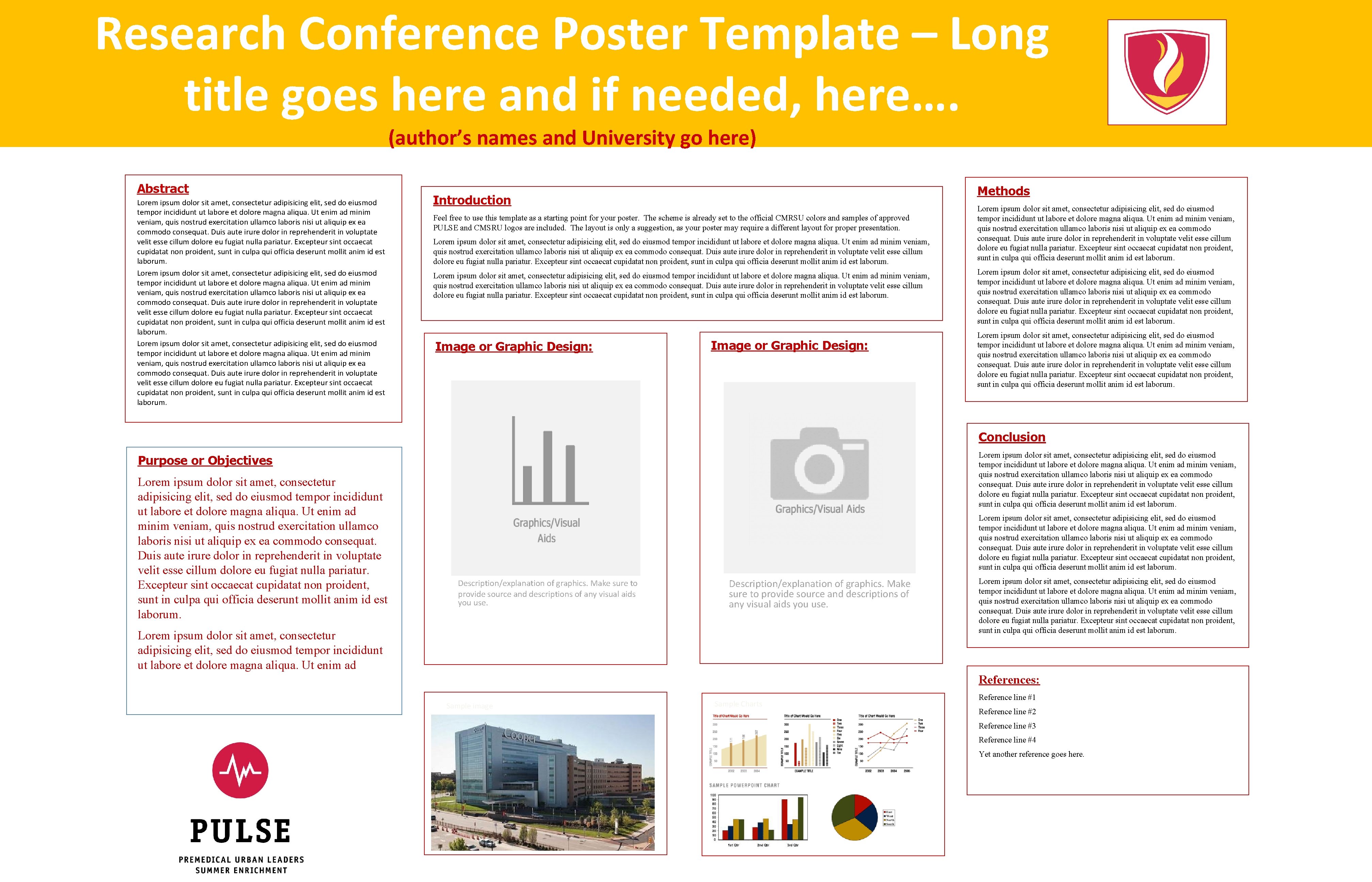 Research Conference Poster Template Long title goes here