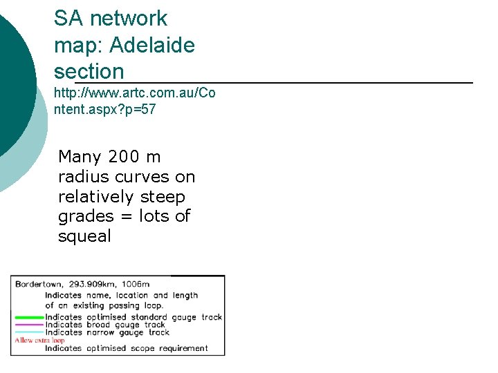 Goods train noise in the Adelaide Hills Douglas