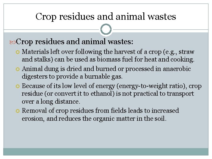 Chapter 10 Renewable Energy Sources 10 1 The