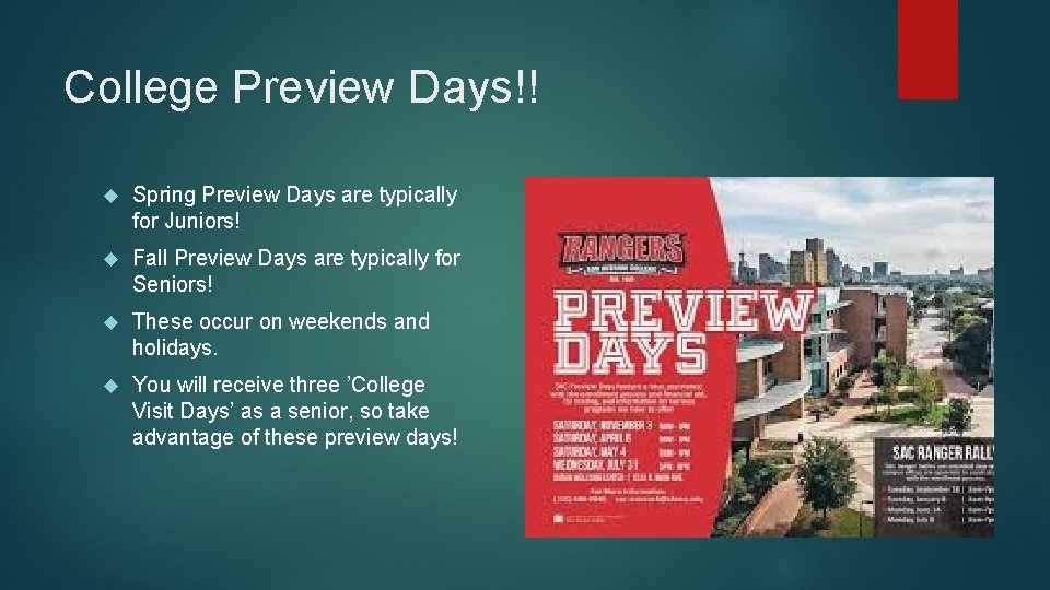 THINKING ABOUT SENIOR YEAR Start Doing Career Research