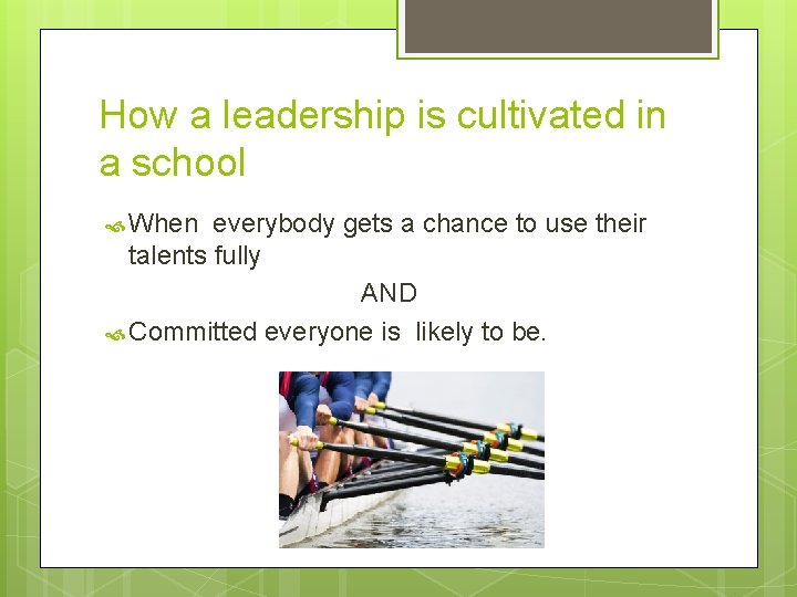 BECOMING A COMMUNITY OF LEADERS Yusuf Kilic Ismail