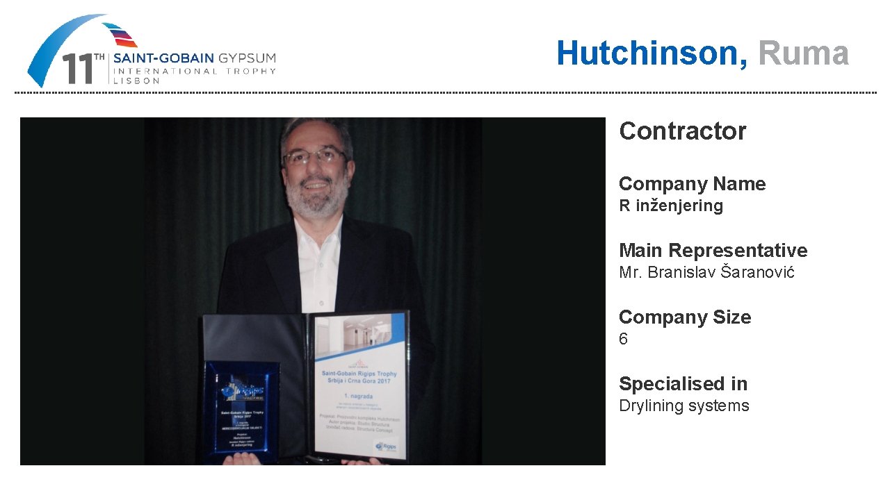 SERBIA HUTCHINSON R inenjering Hutchinson Ruma Project Details