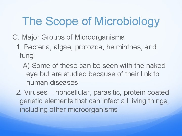 Chapter 1 The Main Themes of Microbiology The
