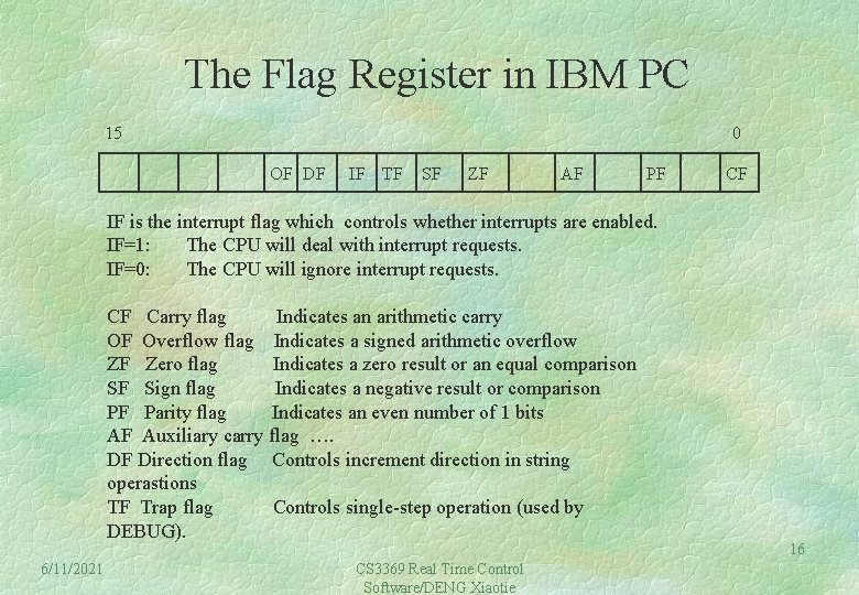 Lecture 5 Interrupts in Turbo C Concepts of