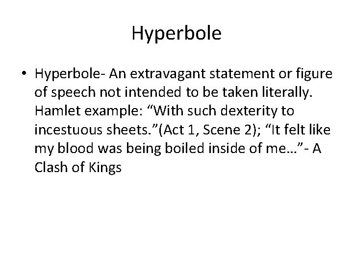 Literary Devices Project By Scott Walraven Class 4