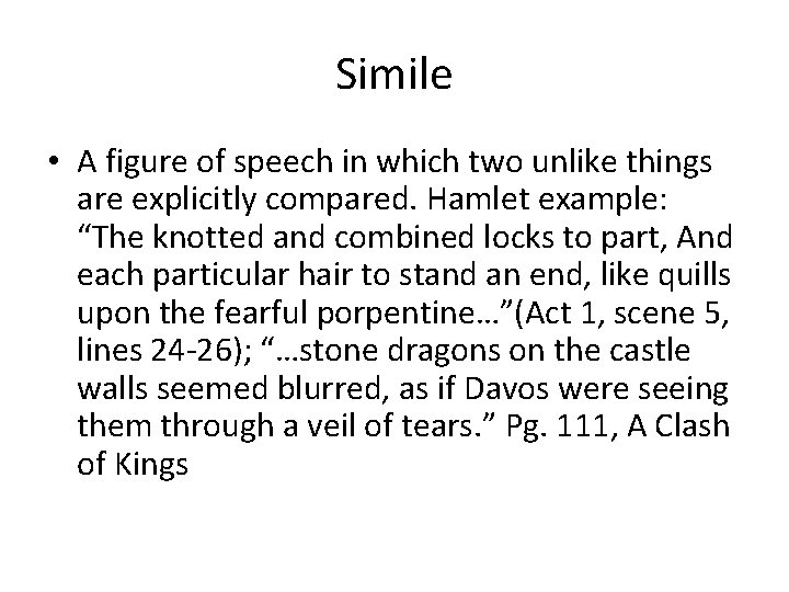 Literary Devices Project By Scott Walraven Class 4