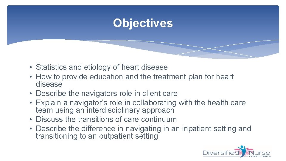 Patient Navigation Transitions of Care Cardiology Objectives Statistics